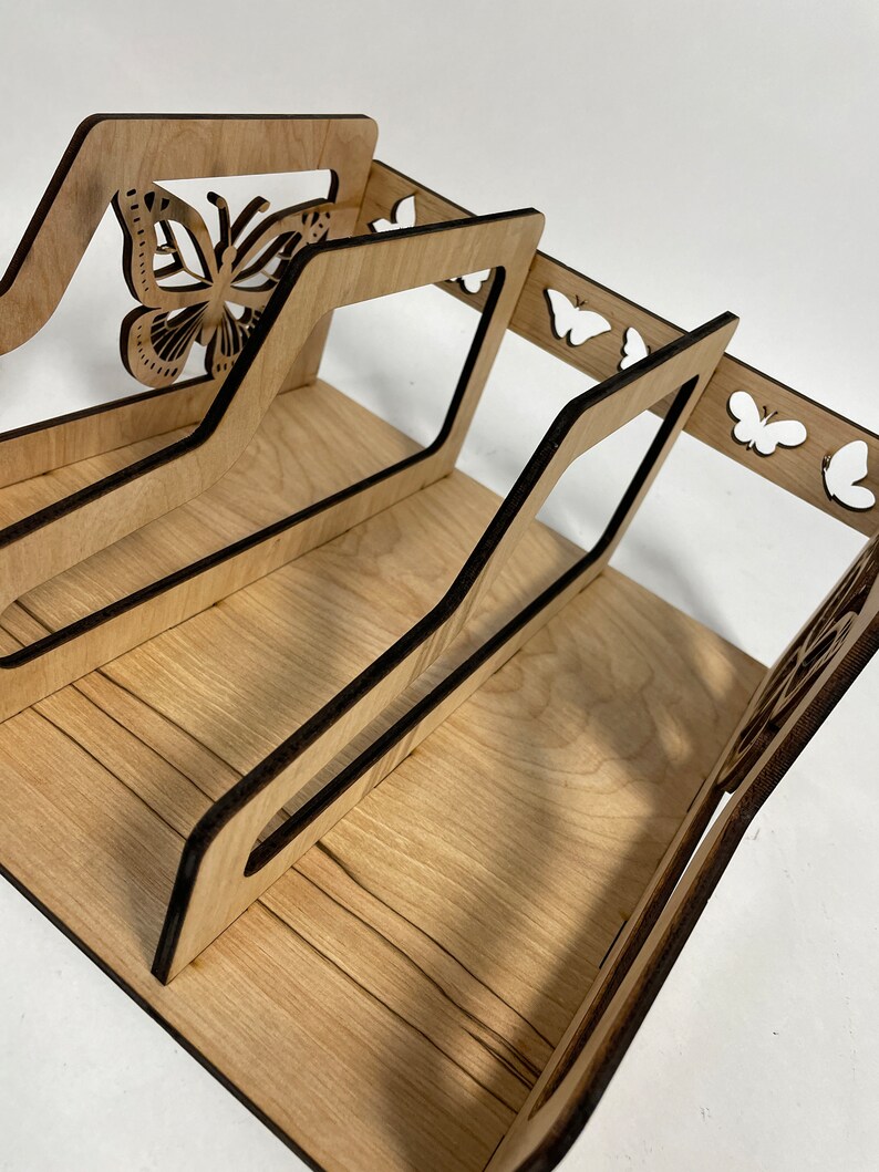 Laser Cut File Shelf Organizer With 3 Shelves SVG Ai DXF - Etsy