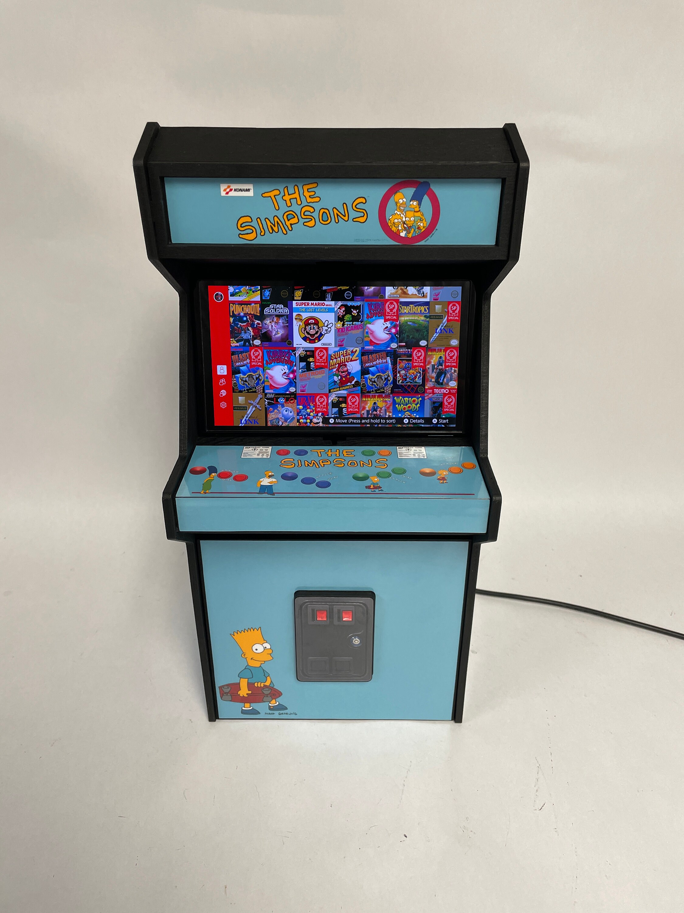 Nintendo Switch Stand Simpson Arcade Cabinet With Storage for Original ...