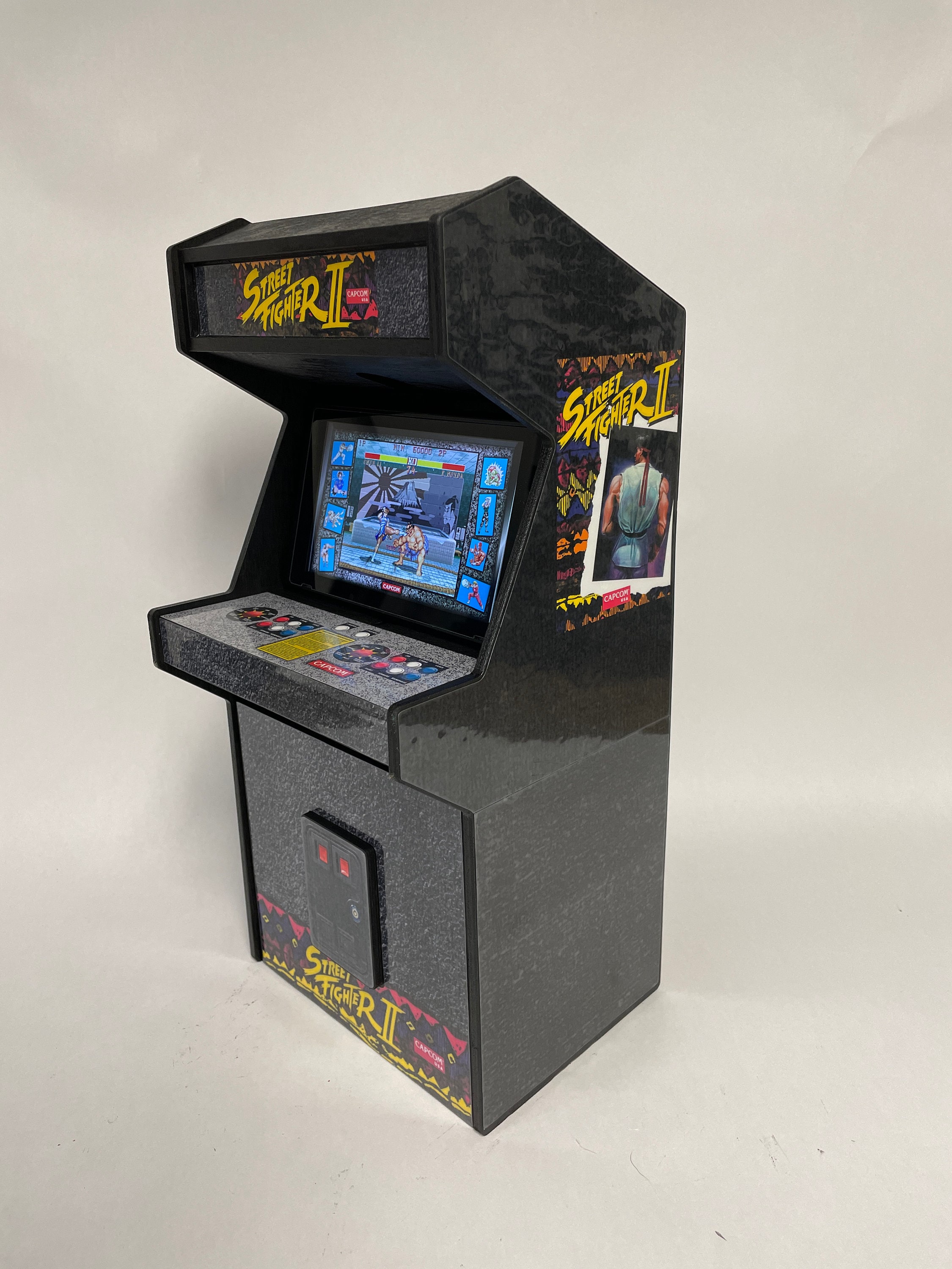 Nintendo Switch Stand Street Fighter 2 Retro Arcade Cabinet With Storage for Original oled Switch Etsy