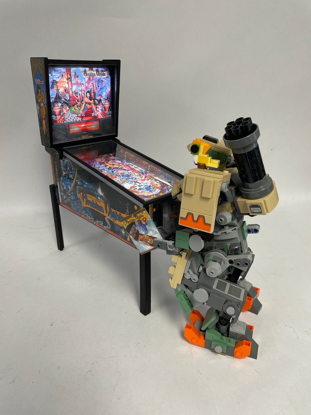 Tales of the Arabian Nights Pinball Replica Diorama 1/6th Scale Backlit ...