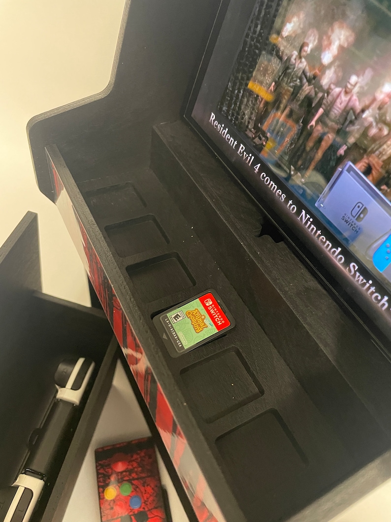 Nintendo Switch Stand: Resident Evil 4 Arcade Cabinet W/ Backlit ...
