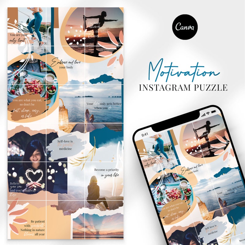 Canva Instagram Puzzle - Etsy