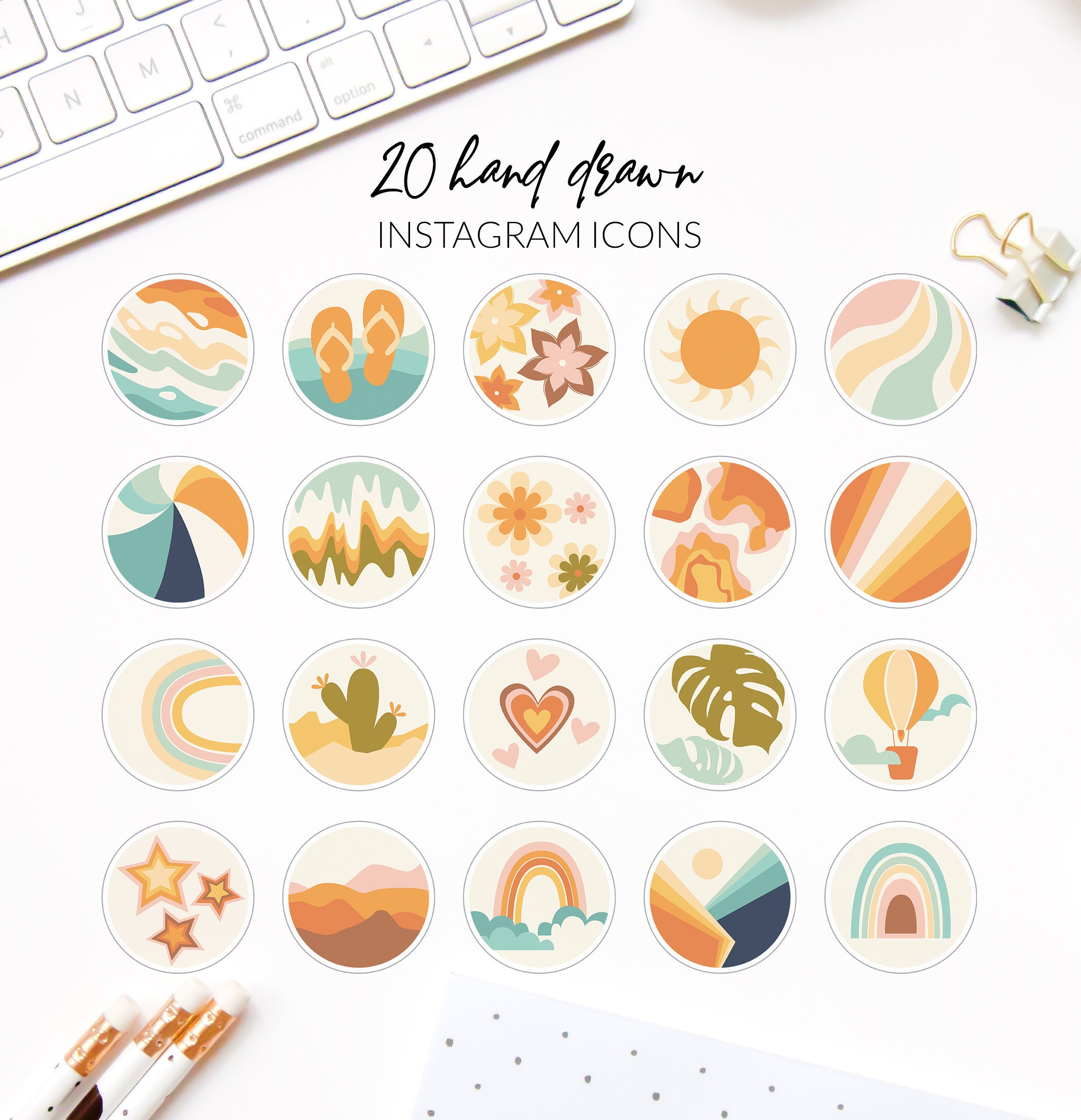 Instagram Highlight Cover for Summer Instagram Highlight for ...