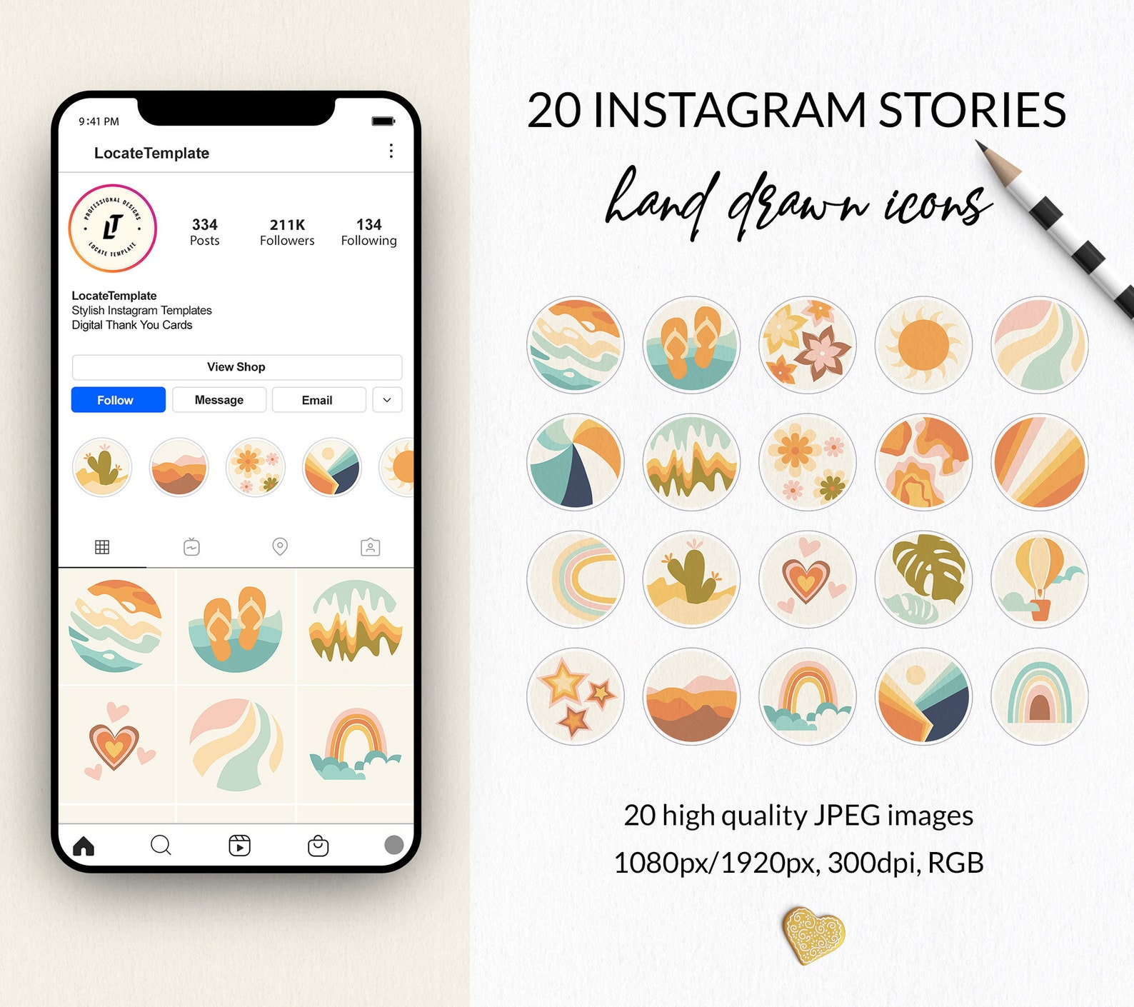 Instagram Highlight Cover for Summer Instagram Highlight for ...