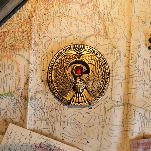 Indiana Jones Staff of RA Headpiece Antique Gold Solid - Etsy