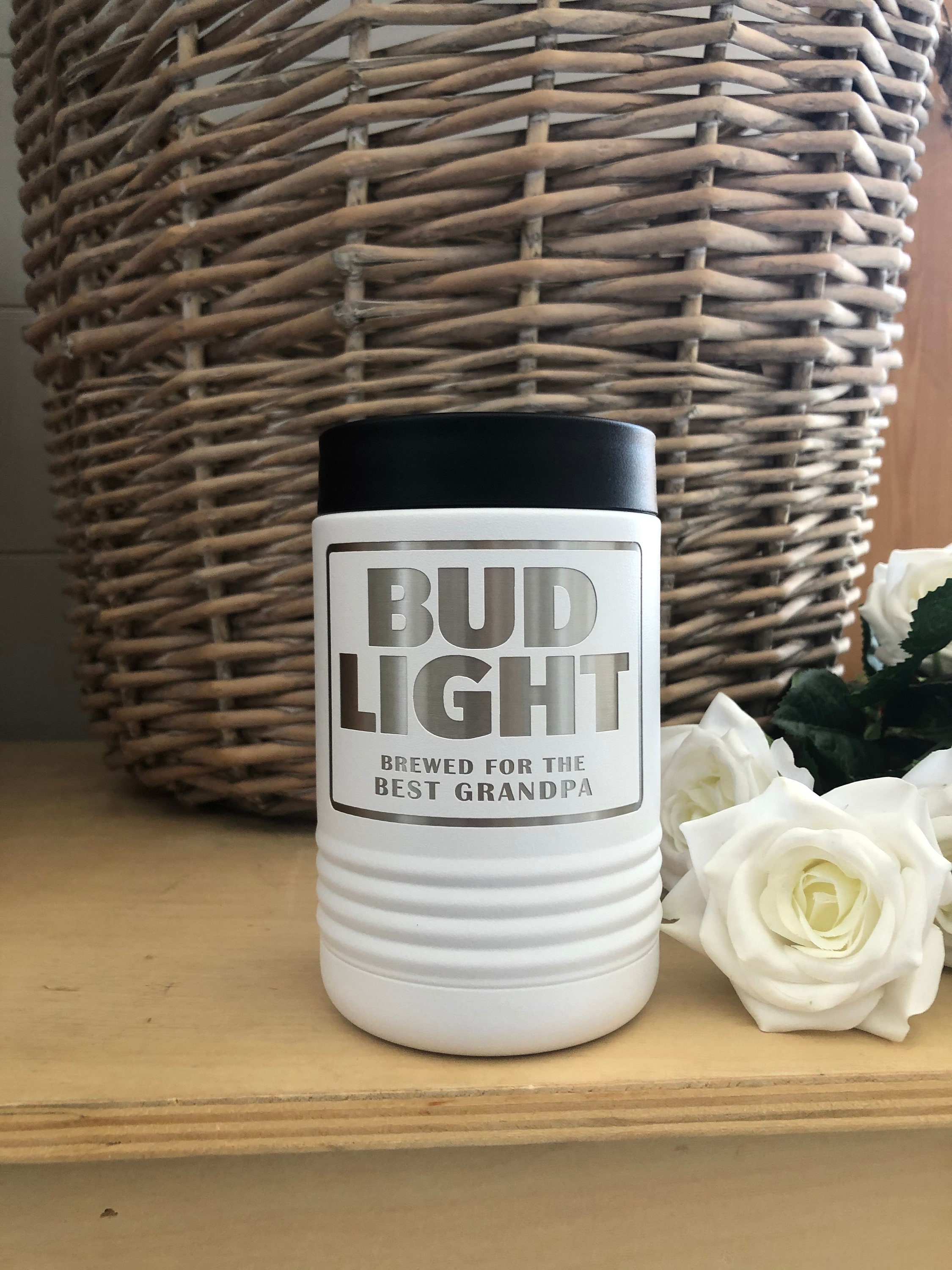 Bud Light - Custom Can Cooler - Best Dad or Mom Ever - Bud Light Can ...