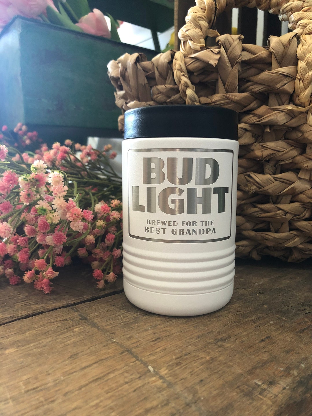 Bud Light - Custom Can Cooler - Best Dad or Mom Ever - Bud Light Can ...