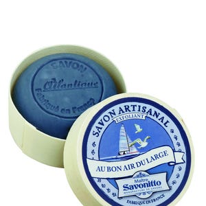 Round Soap in Beautiful Wooden Decorative Gift Box Made in France ...