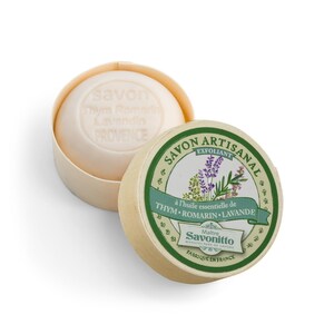 Round Soap in Beautiful Wooden Decorative Gift Box Made in France ...