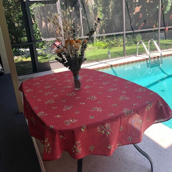 Oval Tablecloth - Etsy