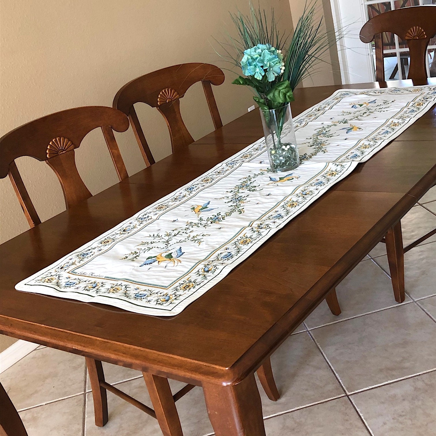 Provence Table Runner Jacquard moustiers Woven - Etsy