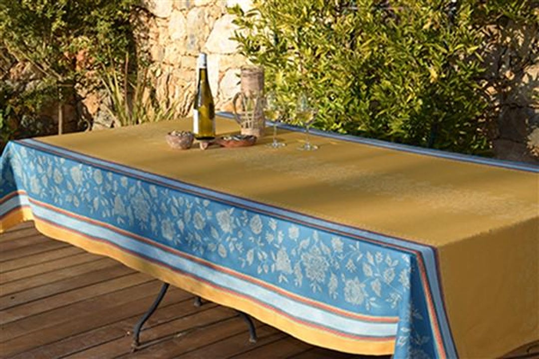 Rectangular Authentic French Provence Cotton Table Linen Ramatuelle ...