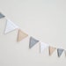 Nursery Bunting, Neutral Nursery Decor, Brown Nursery Bunting, Neutral ...