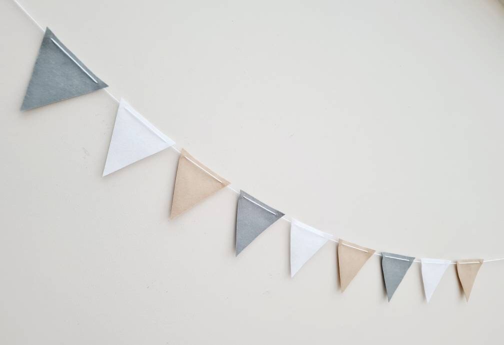 Nursery Bunting Neutral Nursery Decor Brown Nursery Bunting | Etsy UK