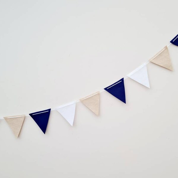 Navy Bunting - Etsy UK