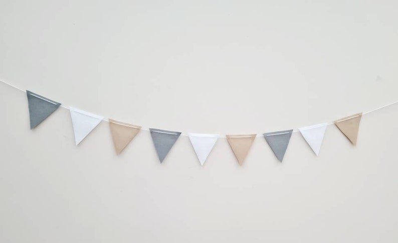 Nursery Bunting Neutral Nursery Decor Brown Nursery Bunting | Etsy UK