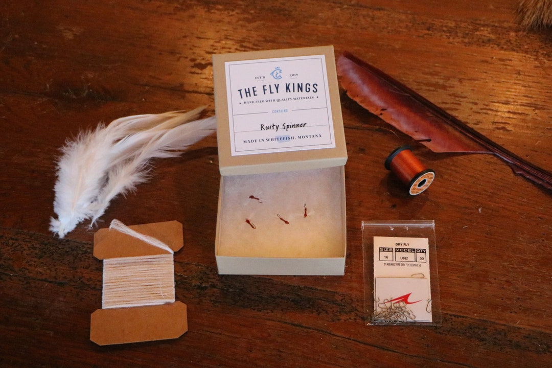 Rusty Spinner Dry Flies - Etsy