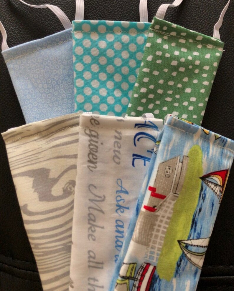 Summer Face Mask With Filter 100% Cotton Washable/reusable - Etsy