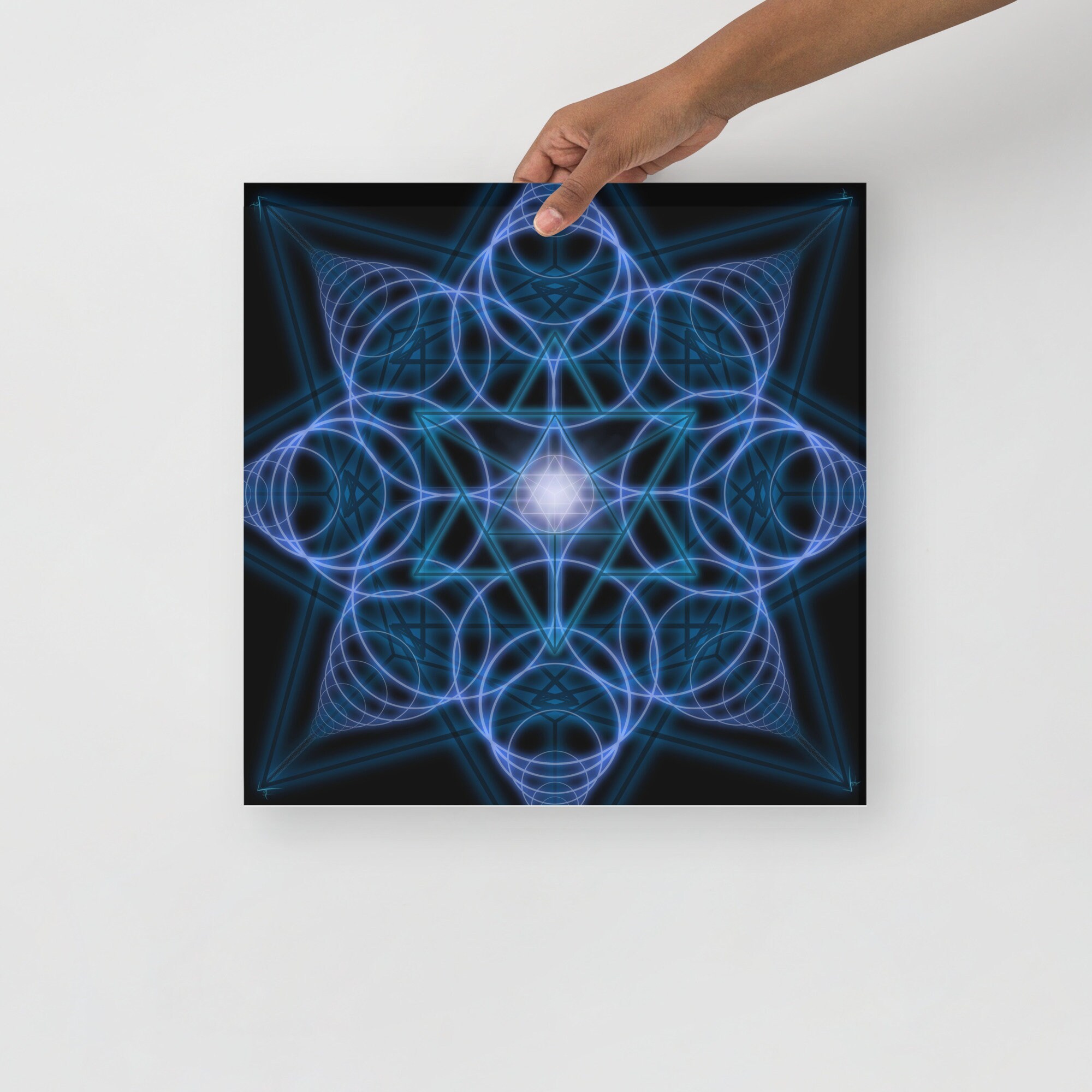 Blue Vortex - Sacred Geometry - Etsy