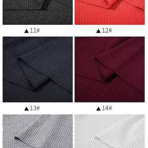Ribbing Fabric Cotton Rib Knit, Baby Fabric, Shirt Dress Garment Fabric ...
