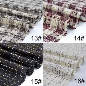Tweed Fabric, Boucle Fabric, Boucle Stoff, Woven Fabric, Fashion Tweed ...