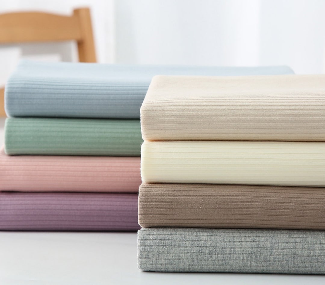 Ribbing Fabric Cotton Rib Knit, Baby Fabric, Shirt Dress Garment Fabric ...