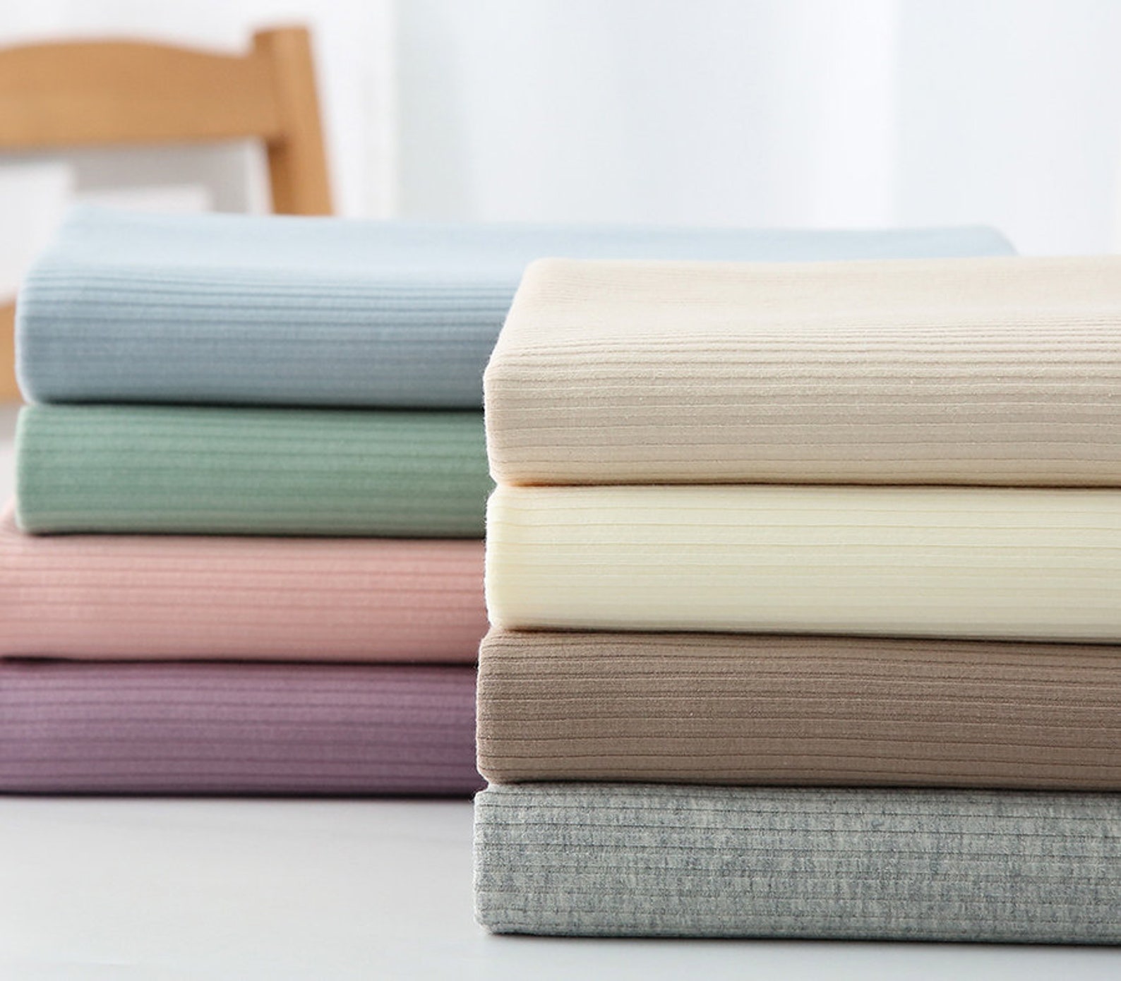 Ribbing Fabric Cotton Rib Knit, Baby Fabric, Shirt Dress Garment Fabric ...