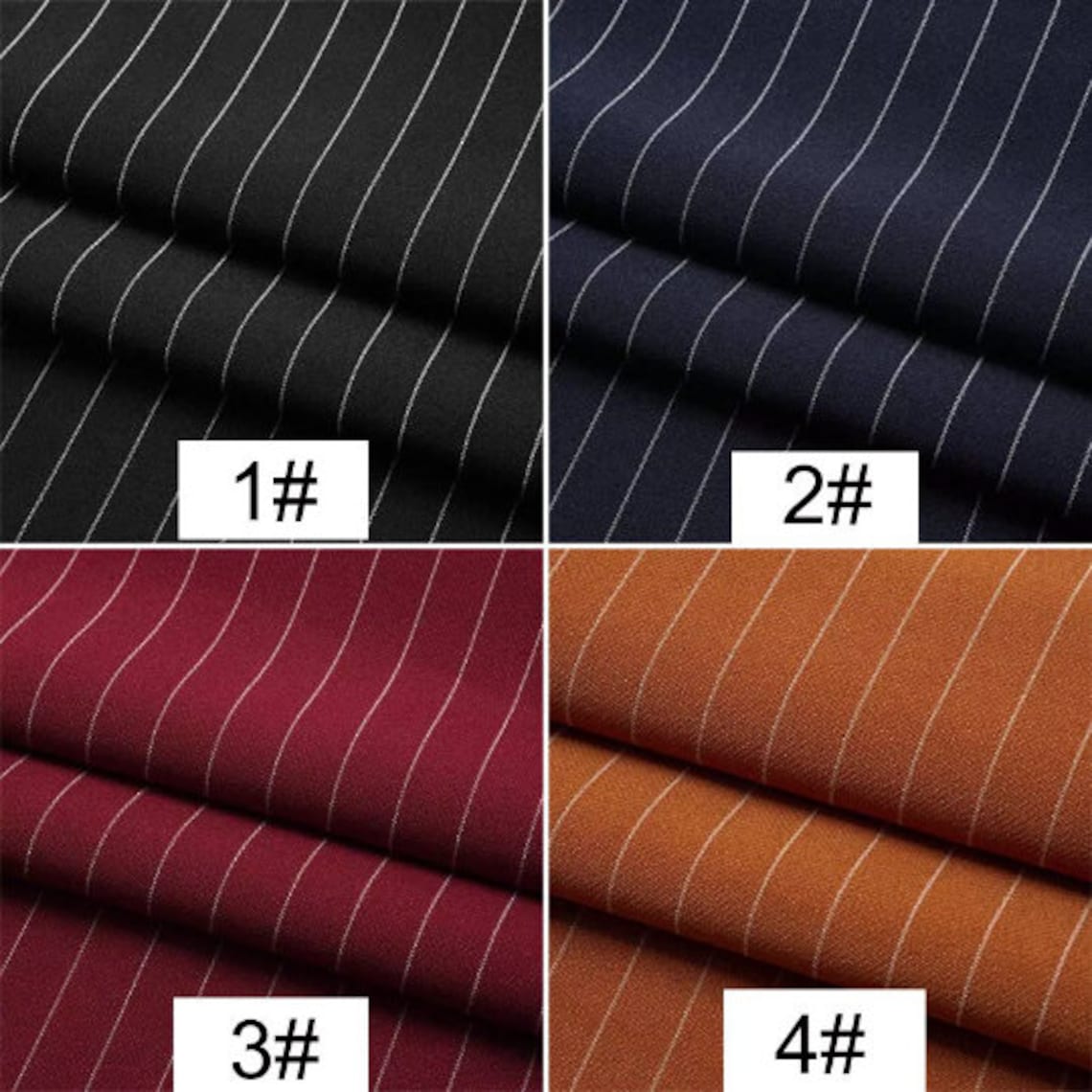 Stretch Suiting Stripes Fabric, Stretch Polyester Spandex Suiting ...