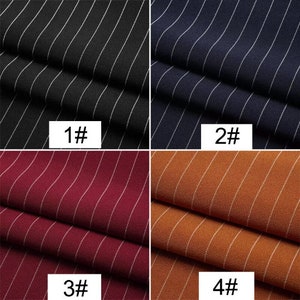 Stretch Suiting Stripes Fabric, Stretch Polyester Spandex Suiting ...