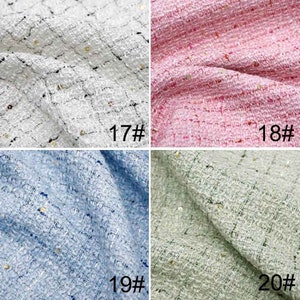 Tweed Fabric, Boucle Fabric, Boucle Stoff, Woven Fabric, Fashion Tweed ...