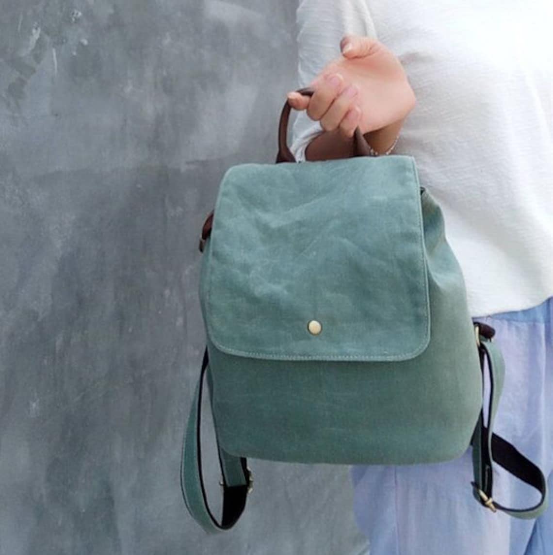 Waxed Canvas Fabric, 16 Oz Hand Waxed Cotton Canvas Fabric, Hand Waxed ...