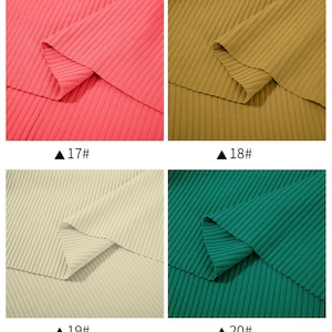 Ribbing Fabric Cotton Rib Knit, Baby Fabric, Shirt Dress Garment Fabric ...