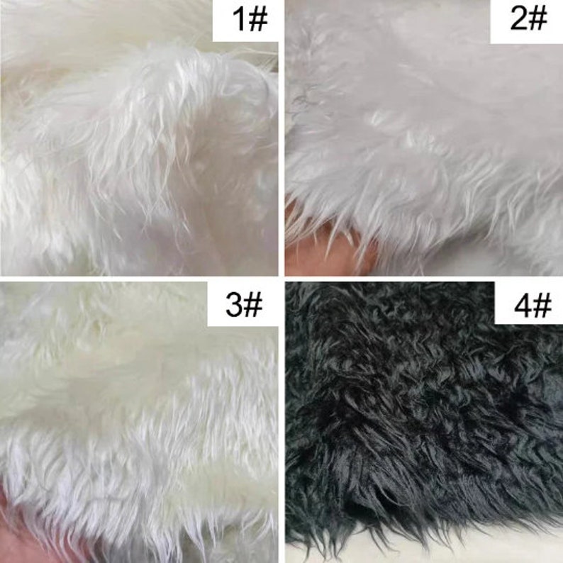 Mongolian Faux Fur Fabric, Long Pile Faux Fur Fabric, Blanket Fabric ...