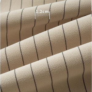 Stretch Suiting Stripes Fabric, Stretch Polyester Spandex Suiting ...