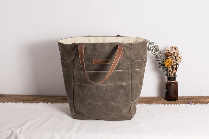 Waxed Canvas Fabric, 8 Oz Hand Waxed Cotton Canvas Fabric, Hand Waxed ...