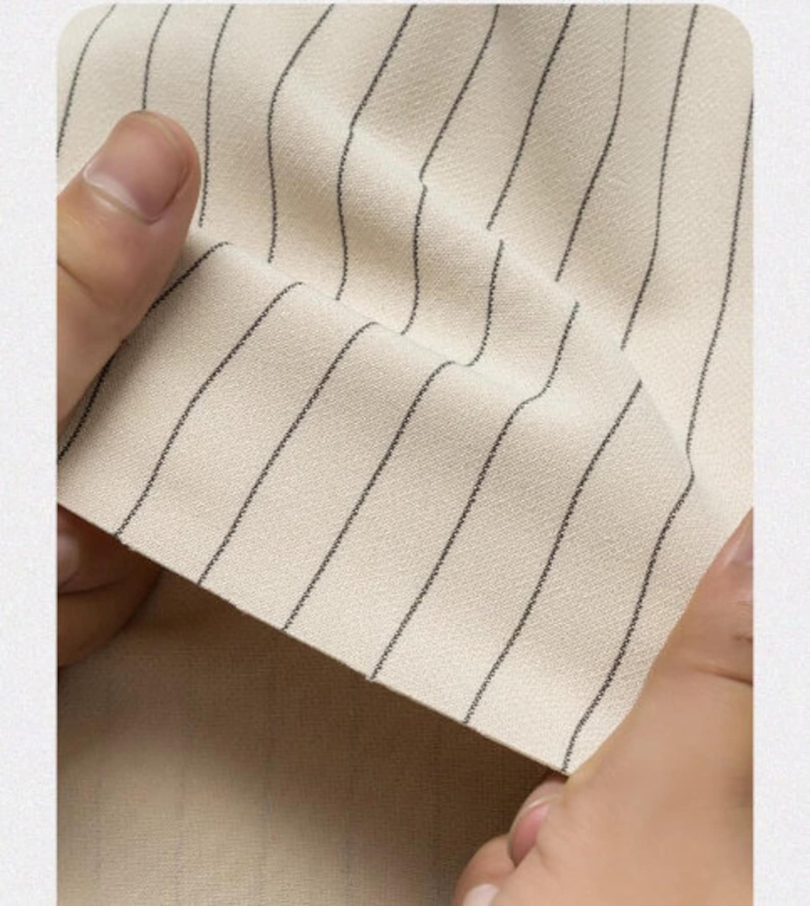 Stretch Suiting Stripes Fabric, Stretch Polyester Spandex Suiting ...