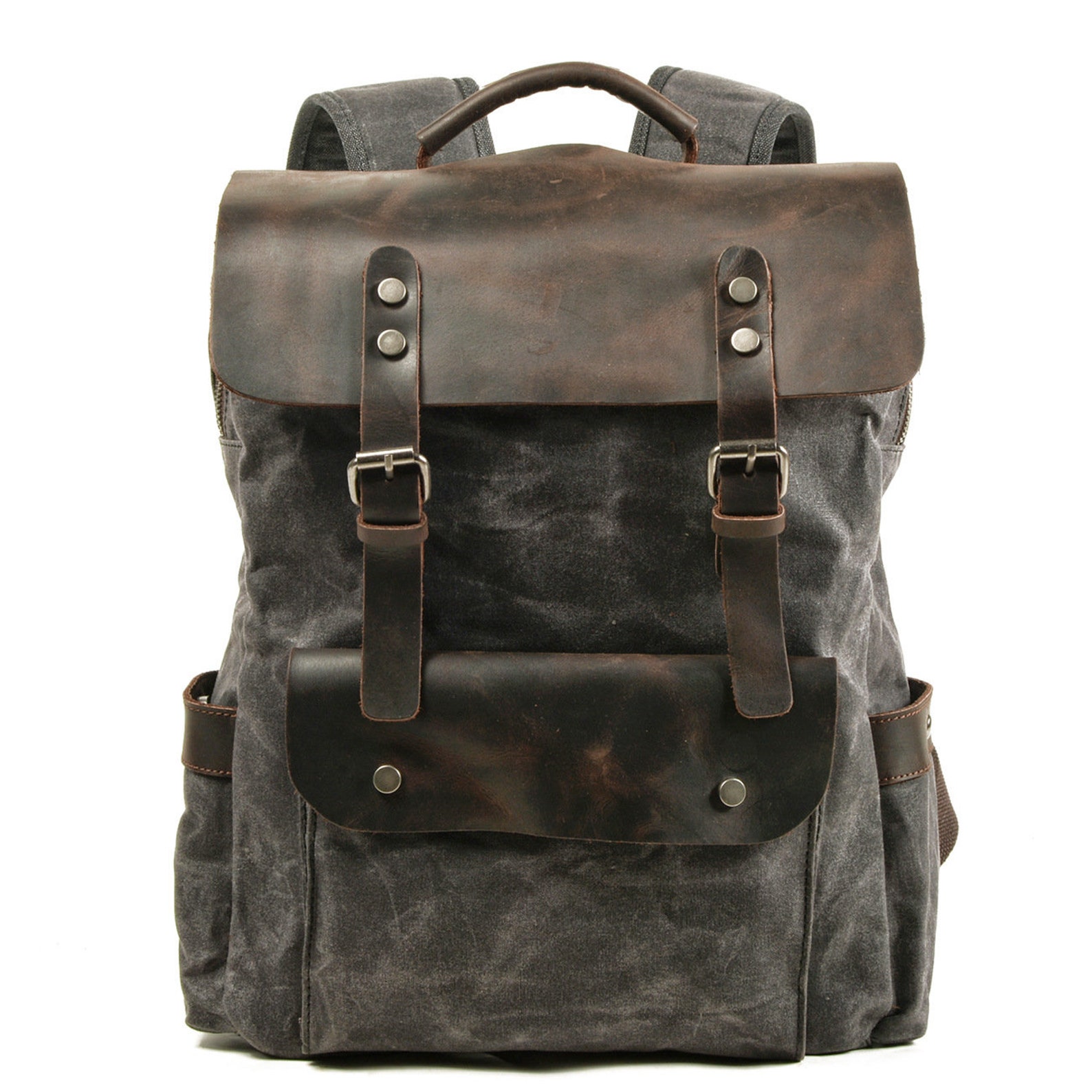Waxed Canvas Fabric, 8 Oz Hand Waxed Cotton Canvas Fabric, Hand Waxed ...