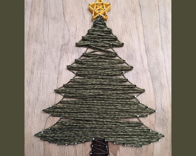 String Art Christmas Ornament Set, 3D Holiday Home Decor, Cute Custom ...