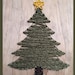 DIGITAL DOWNLOAD : String Art Template Christmas Tree 10.5" Tall- Print ...
