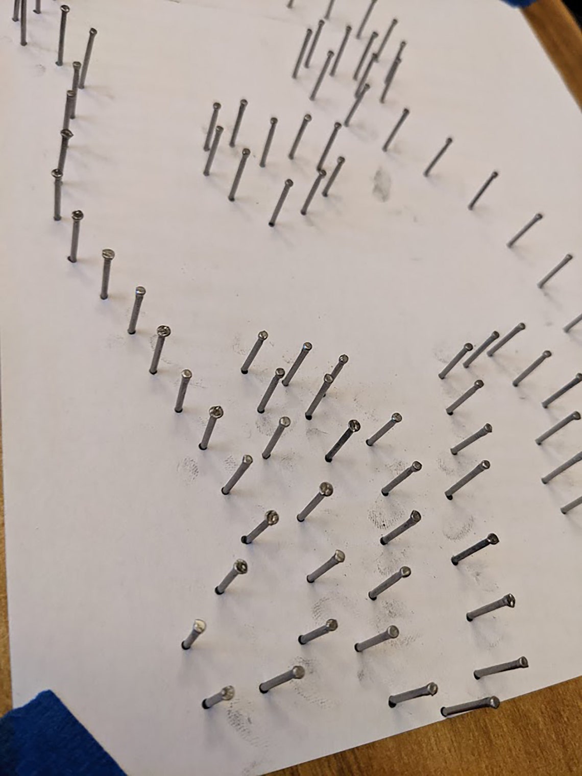 DIGITAL DOWNLOAD : String Art Template Dog With Heart 10.5" Tall- Print ...