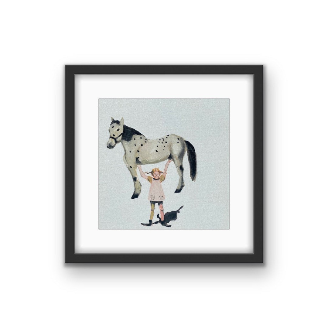 Pippi Longstocking Lifting Horse