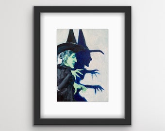 The Wizard of Oz the Wicked Witch of the West Custom Digital Oil ...