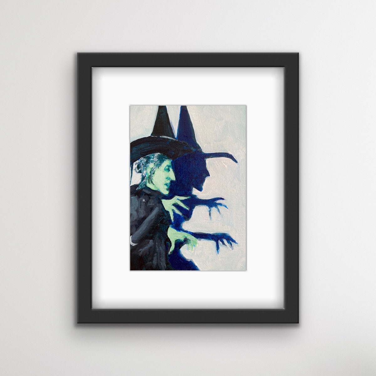 Wizard of Oz Art Wizard of Oz Print Evillene Portrait - Etsy UK