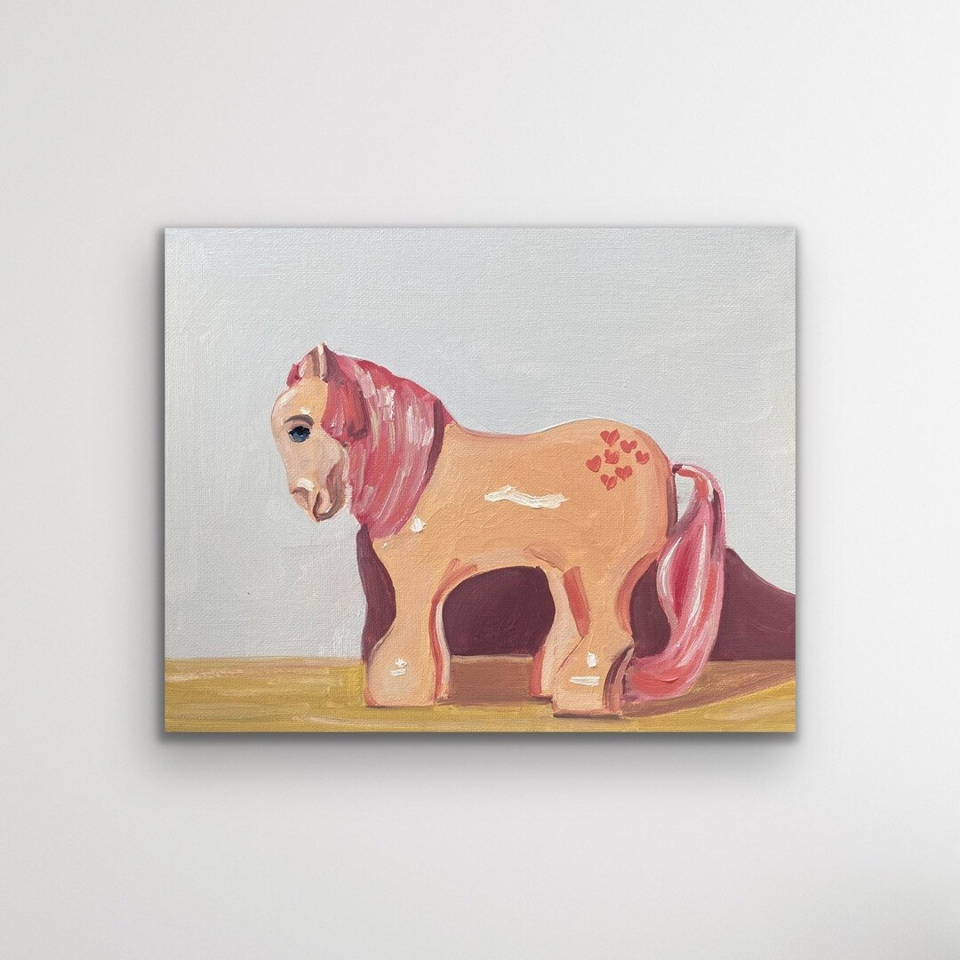 My Little Pony Oil Painting on Canvas My Little Pony Art - Etsy
