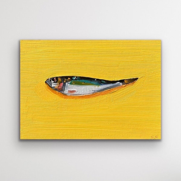 Sardine Painting - Etsy
