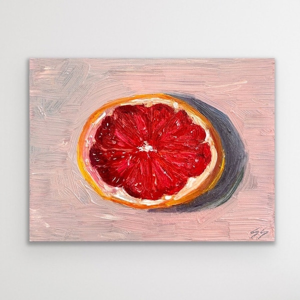 Grapefruit Painting - Etsy