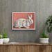 White Rabbit Red Eyes Original Oil Painting on Canvas by Sarah - Etsy