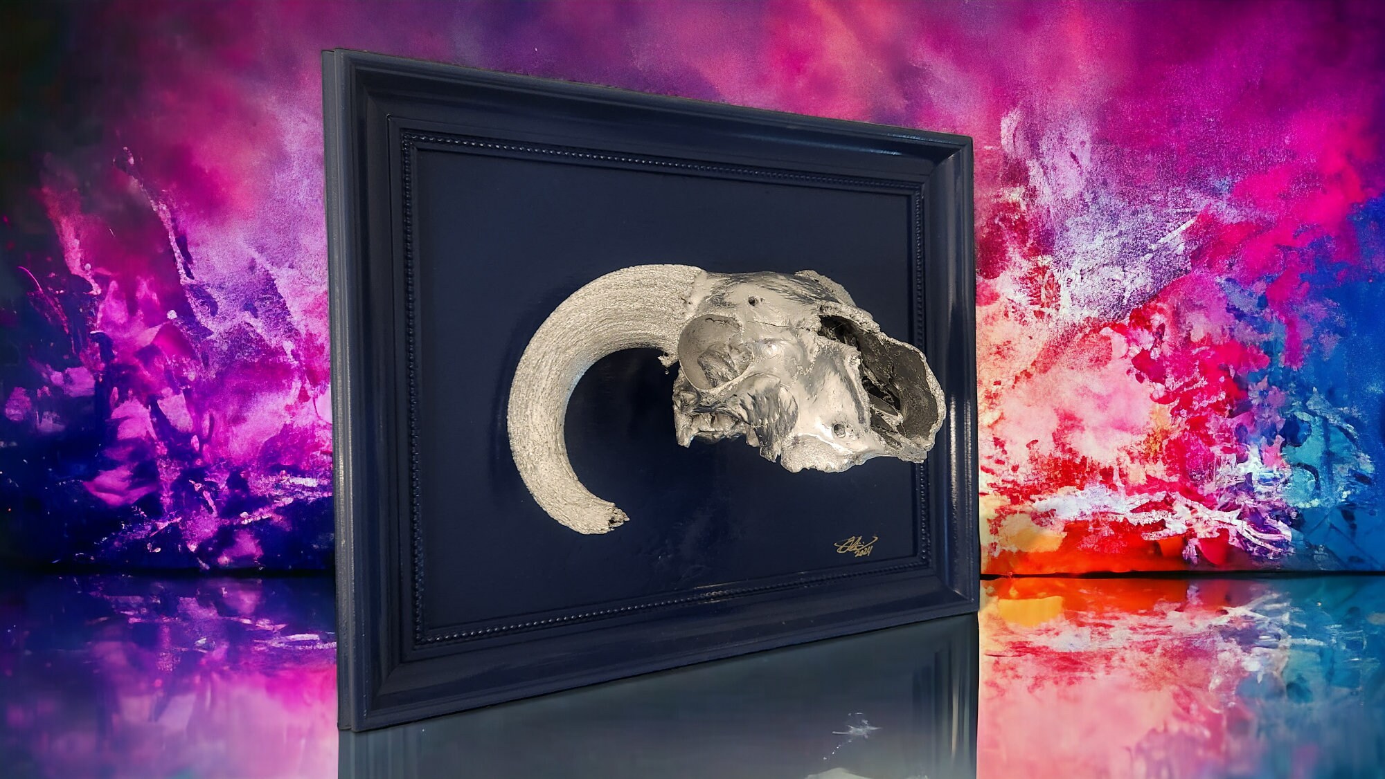 RAM SKULL ARTWORK / Olivieri Artwork - Etsy
