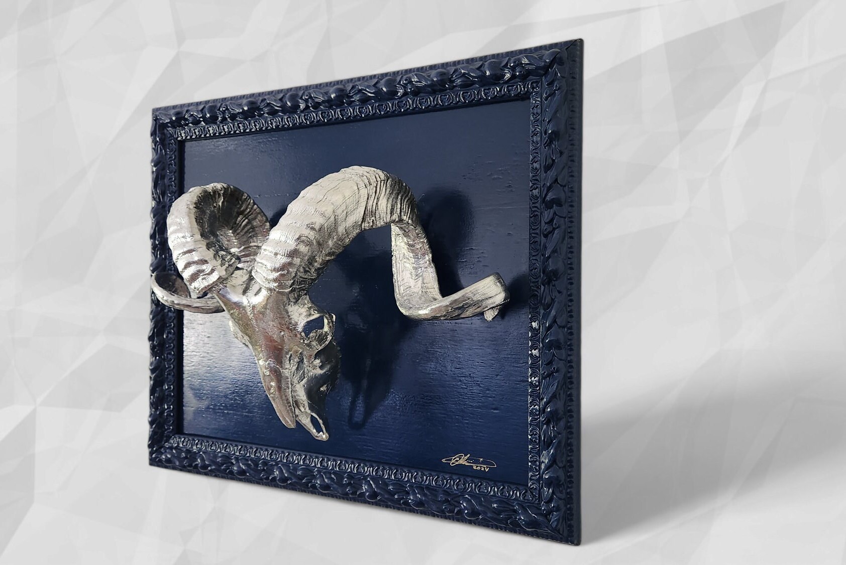 RAM SKULL ARTWORK / Olivieri Artwork - Etsy