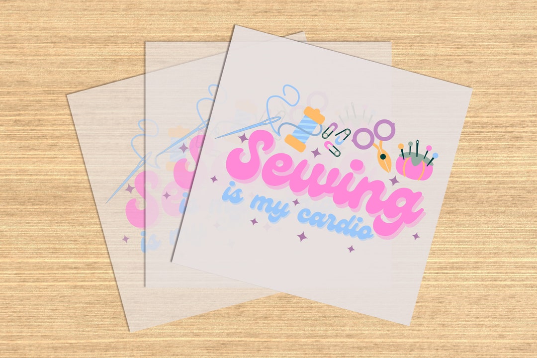 Sewing is My Cardio DTF Transfer Ready to Press, DTF Transfers, DTF ...